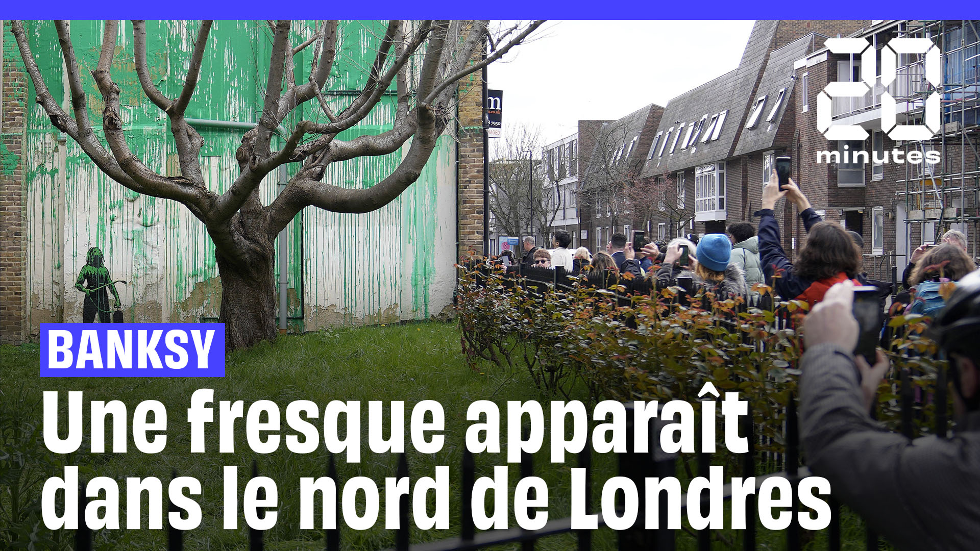 Banksy : Une nouvelle fresque de l'artiste apparaît dans le nord de ... Banksy : Une nouvelle fresque de l'artiste apparaît dans le nord de ...